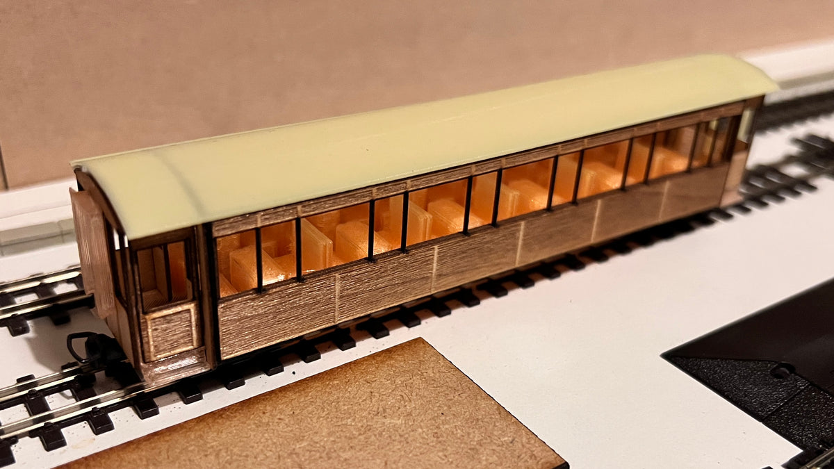 4mm Scale Welsh Highland Railway All 3rd Coach No.2040 – Bowaters Models