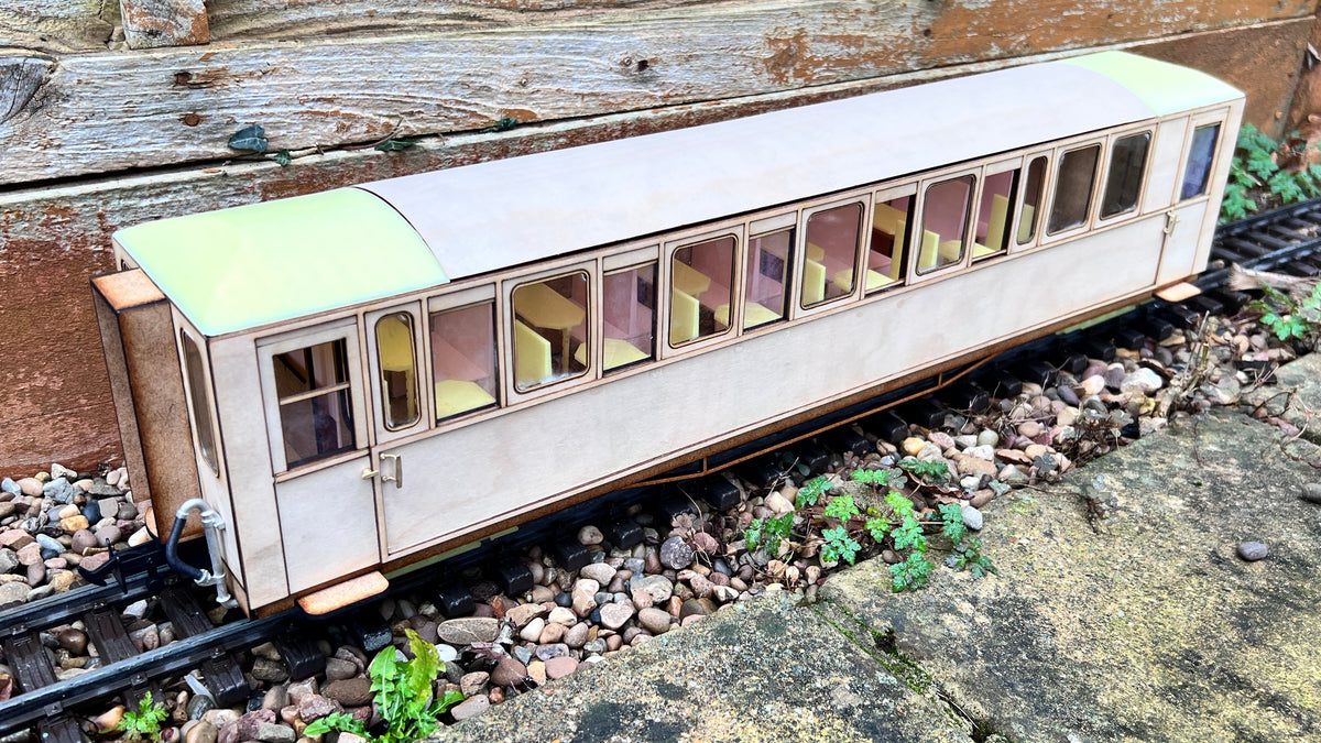16mm Scale Next Generation - Ffestiniog Railway Coach No.119 – Bowaters ...
