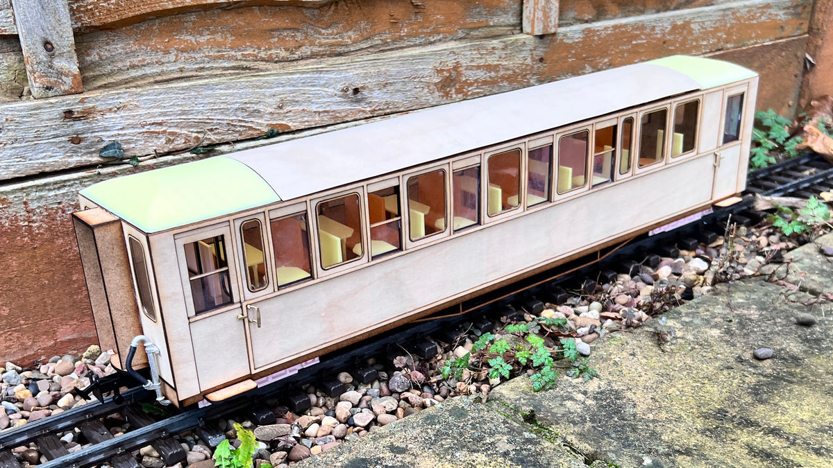 16mm Scale Next Generation - Ffestiniog Railway Coach No.120 – Bowaters ...