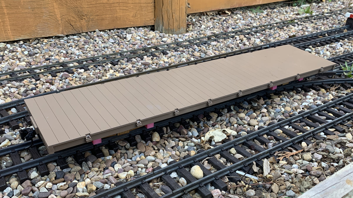 7/8ths Scale Sandy River and Rangeley Lakes Railroad Flat Car - 28ft ...