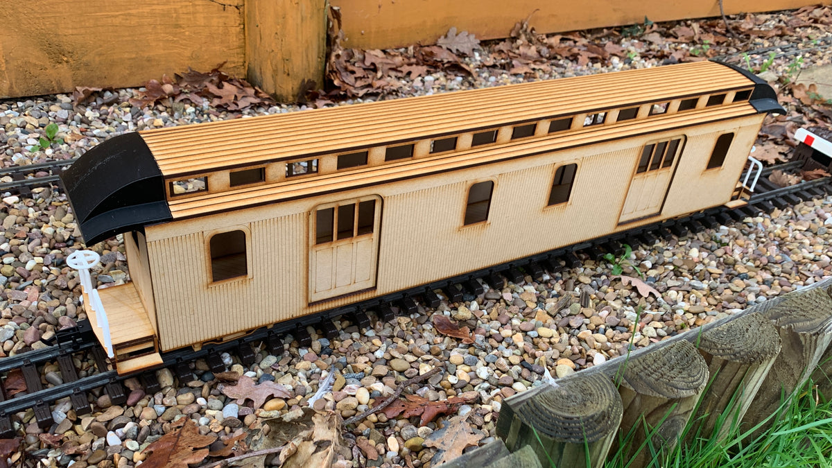 16mm scale Bridgton and Saco River Railroad Baggage Coach 31 – Bowaters ...