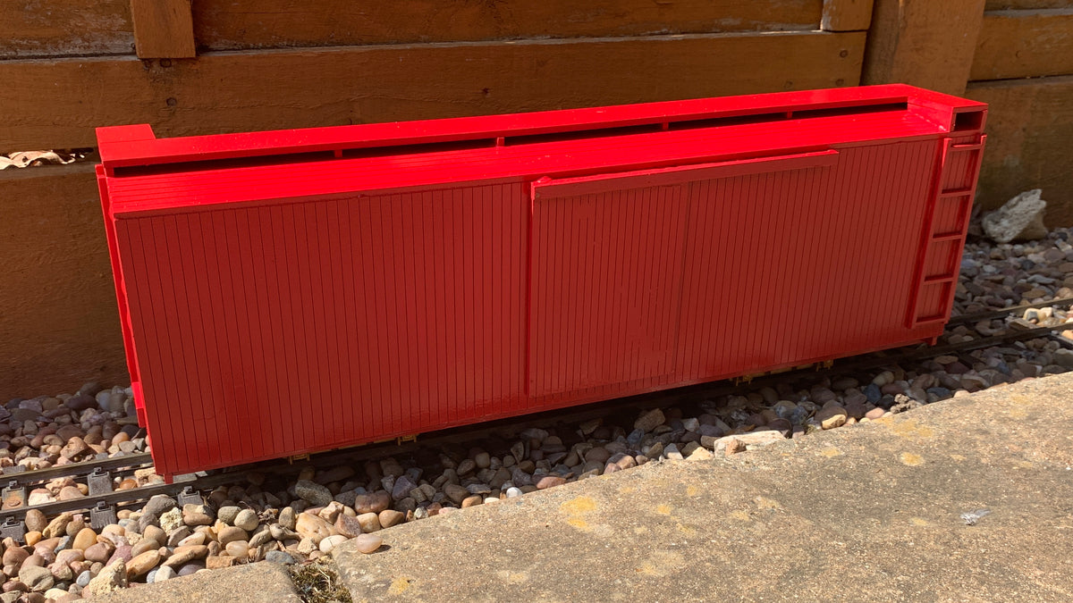 16mm Scale Bridgton and Saco River Railroad 26ft Box Car – Bowaters Models