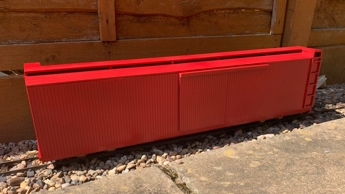 16mm Scale Bridgton and Saco River Railroad 34ft Box Car – Bowaters Models