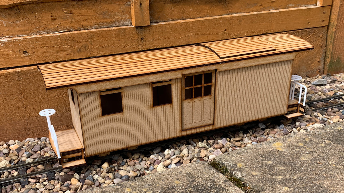 16mm Scale Bridgton and Saco River Railroad Caboose 301 – Bowaters Models