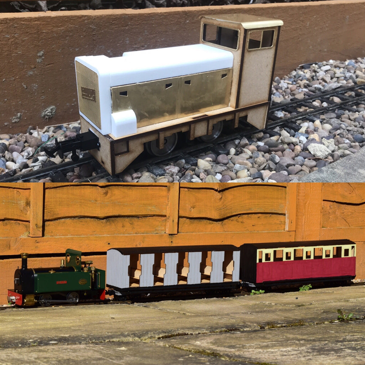 16mm Scale RNAD Diesel Chattenden Passenger Train pack – Bowaters Models